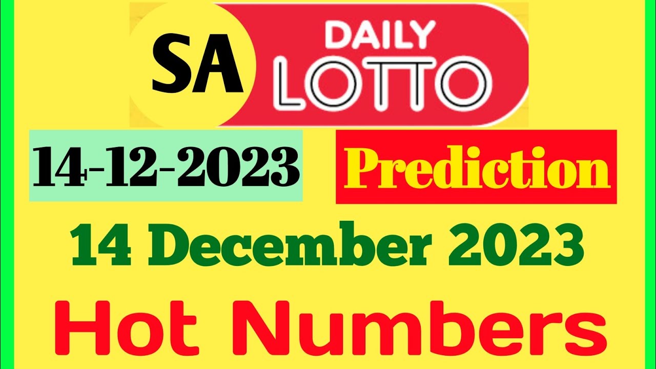 Daily Lotto Prediction 14 December 2023 | Daily Lotto Prediction For ...
