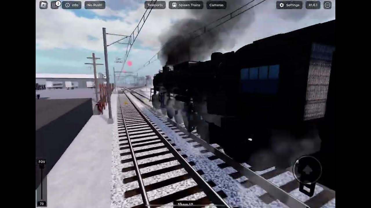 (Roblox) (rails unlimited) me driving the polar express - YouTube