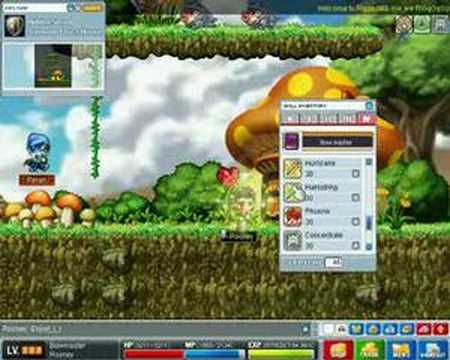 MapleStory-BowMan 4th job skills(English) - YouTube