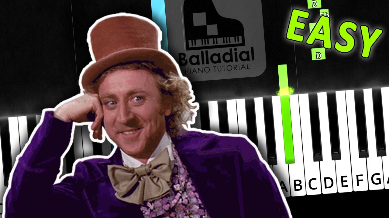 Pure Imagination - Willy Wonka & the Chocolate Factory | EASY Piano ...