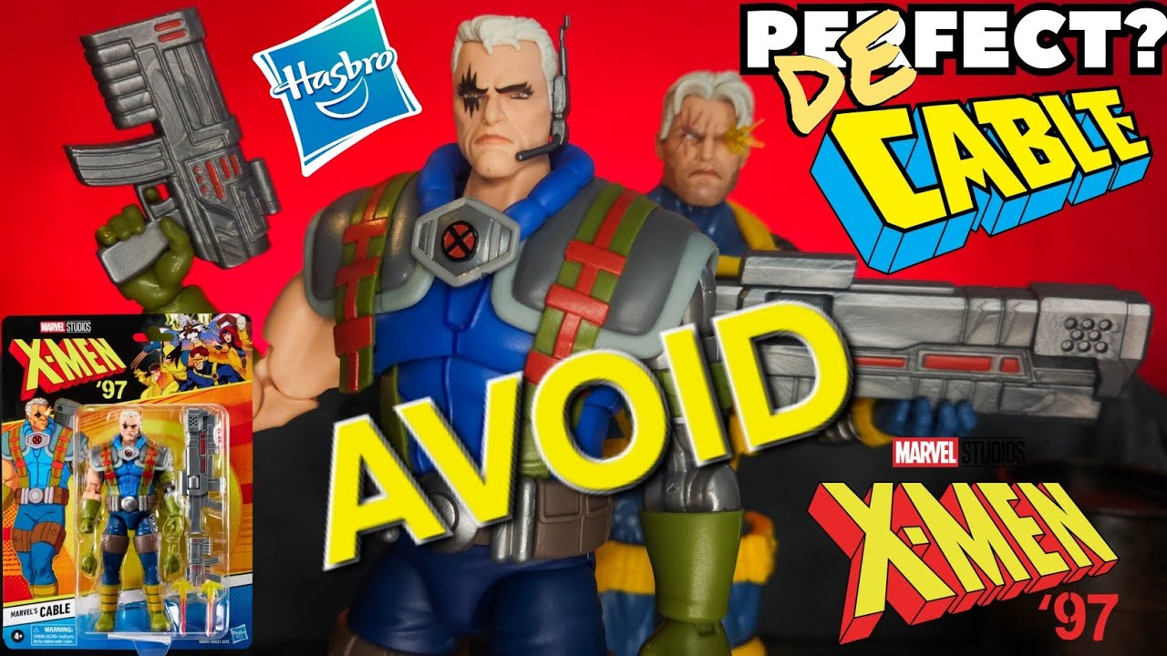 PERFECT? Marvel Legends X-men'97 Cable Action Figure Review + Headswaps ...