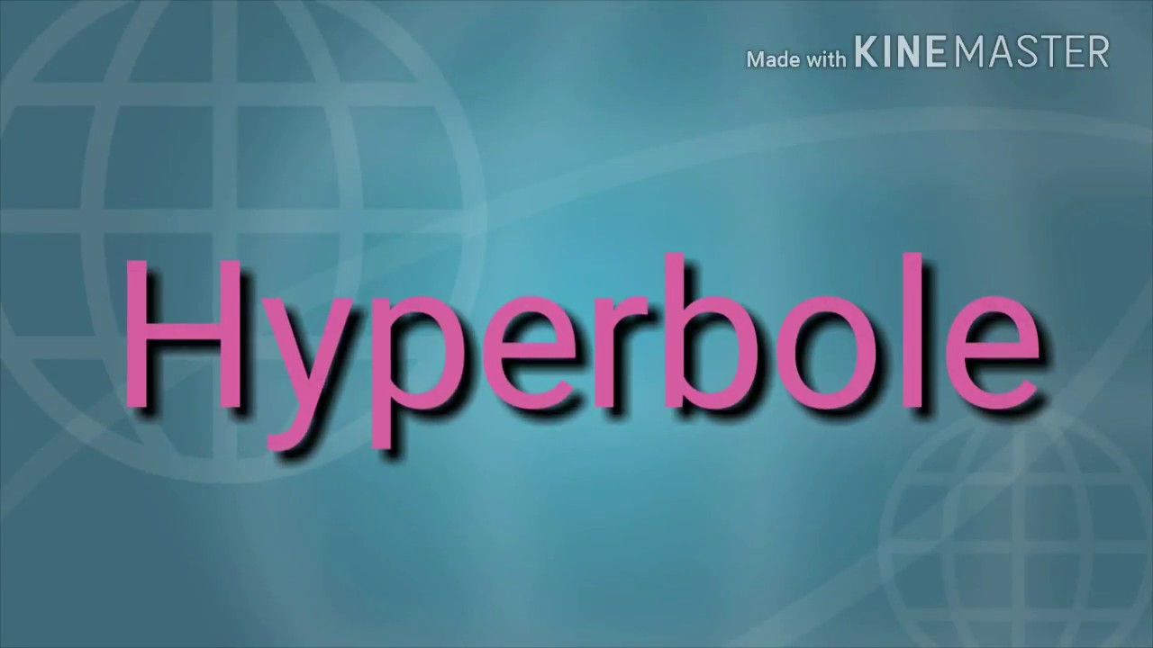 What is Hyperbole ? Figure of speech - YouTube
