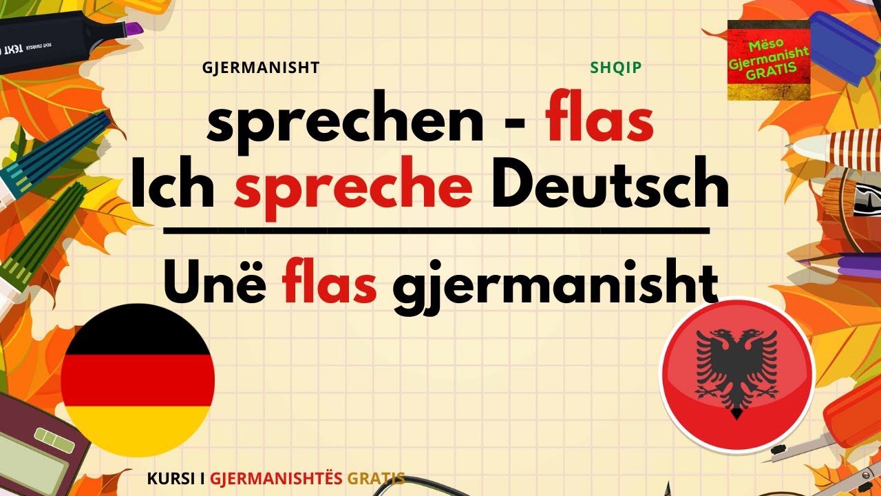 30 Folje dhe Shembuj ne Gjermanisht me perkthim shqip - YouTube