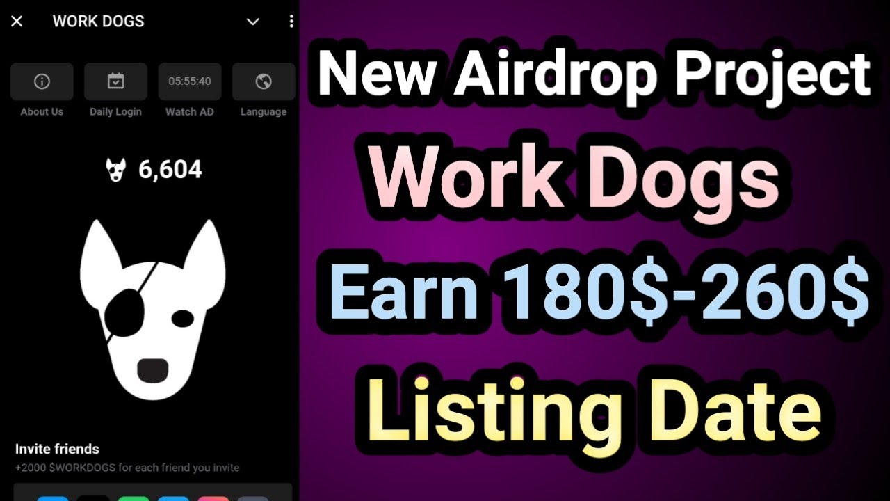 Work Dogs | Work Dogs Airdrop | Work Dogs Airdrop Project | Work Dogs ...