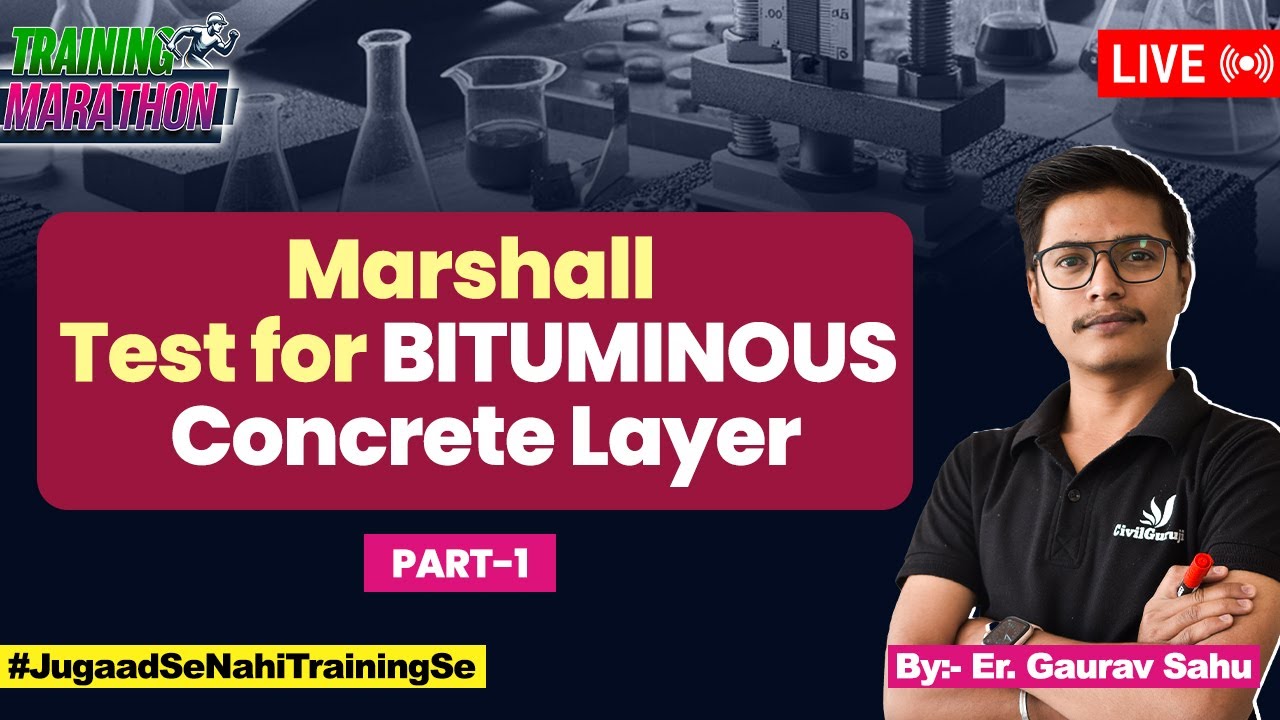 Marshall Stability Test for Bituminous Concrete Layer | Marshall Method ...