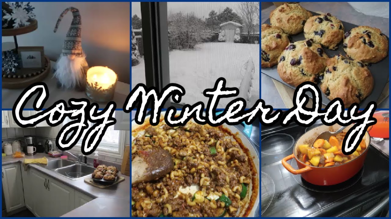 COZY SATURDAY IN THE KITCHEN - WINTER HOMEMAKING - YouTube
