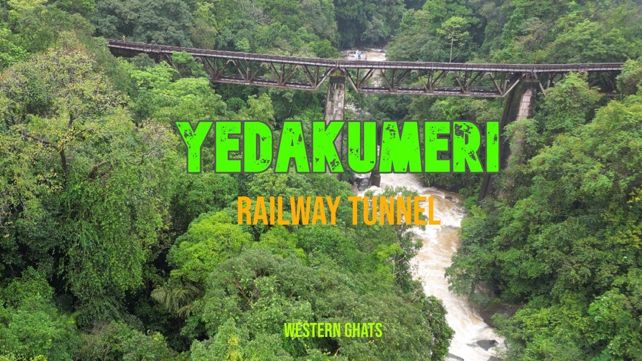 Exploring Yedakumeri Railway Tunnel View Point | Epic Aerial Drone ...