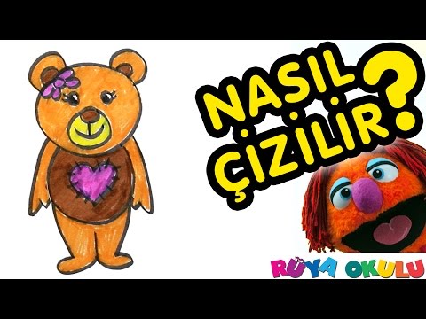 Nasıl Çizilir? - Ayı - Çocuklar İçin Resim Çizme - RÜYA OKULU