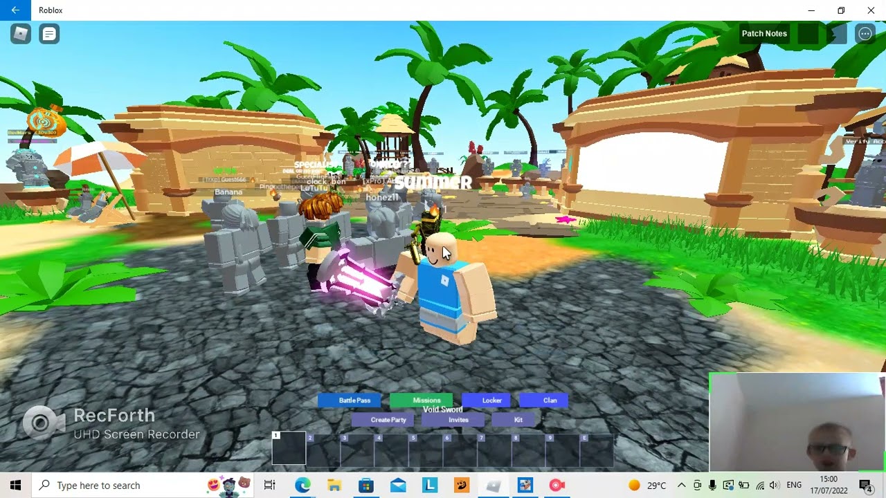 How to spawn void sword into the lobby (Roblox Bedwars) - YouTube