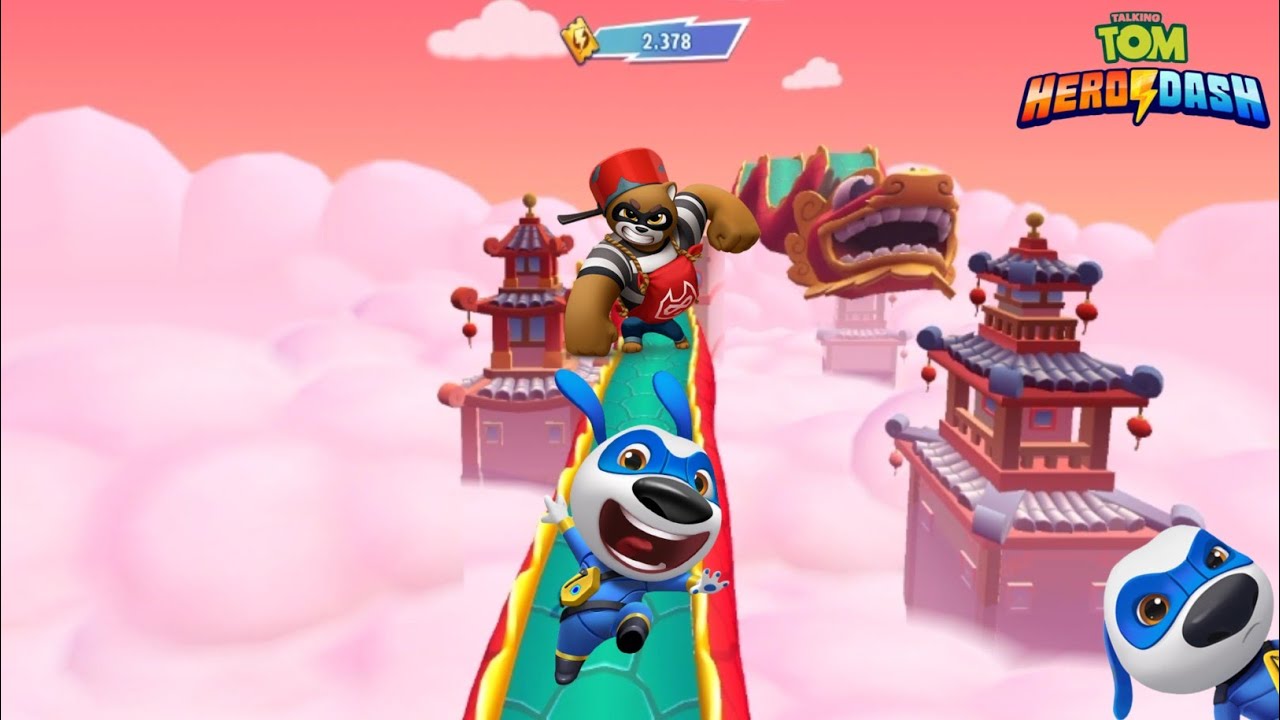 Tom Hero Dash Run - Hero Dash New Home Gameplay - Tom Dash Heroes Racoon Boss Fitting - YouTube