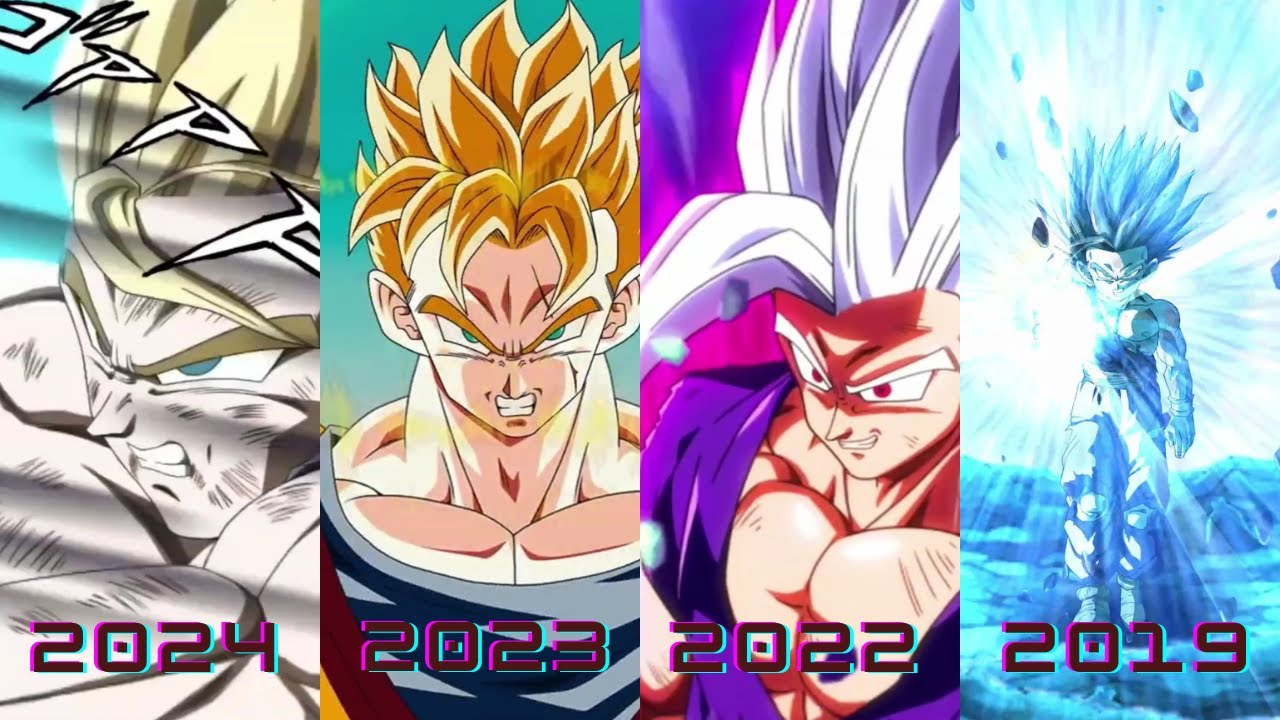 Evolution of Gohan Animations 2016-2024 DBZ Dokkan Battle - YouTube
