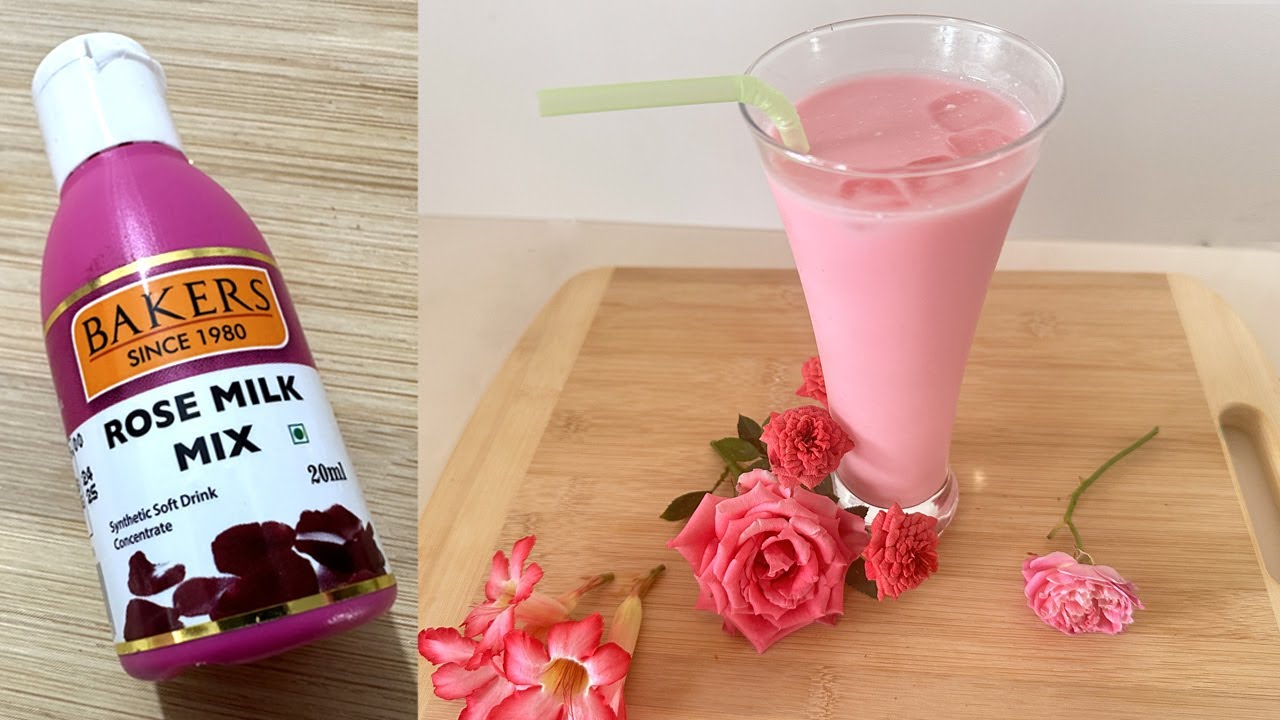 Bakers Rose Milk Mix 20ml | Instant Rose Milk Recipe | Rosemilk - YouTube
