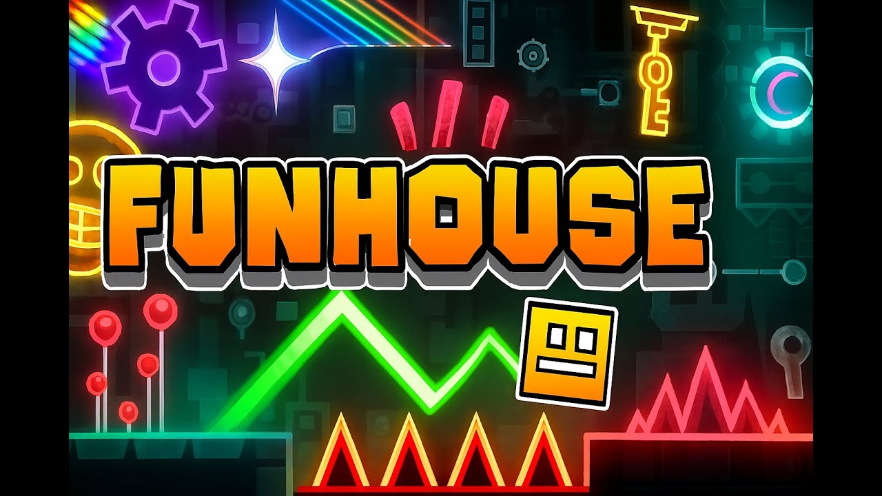 Funhouse 100% New Event Level || Geometry Dash || DuckyNuggets - YouTube