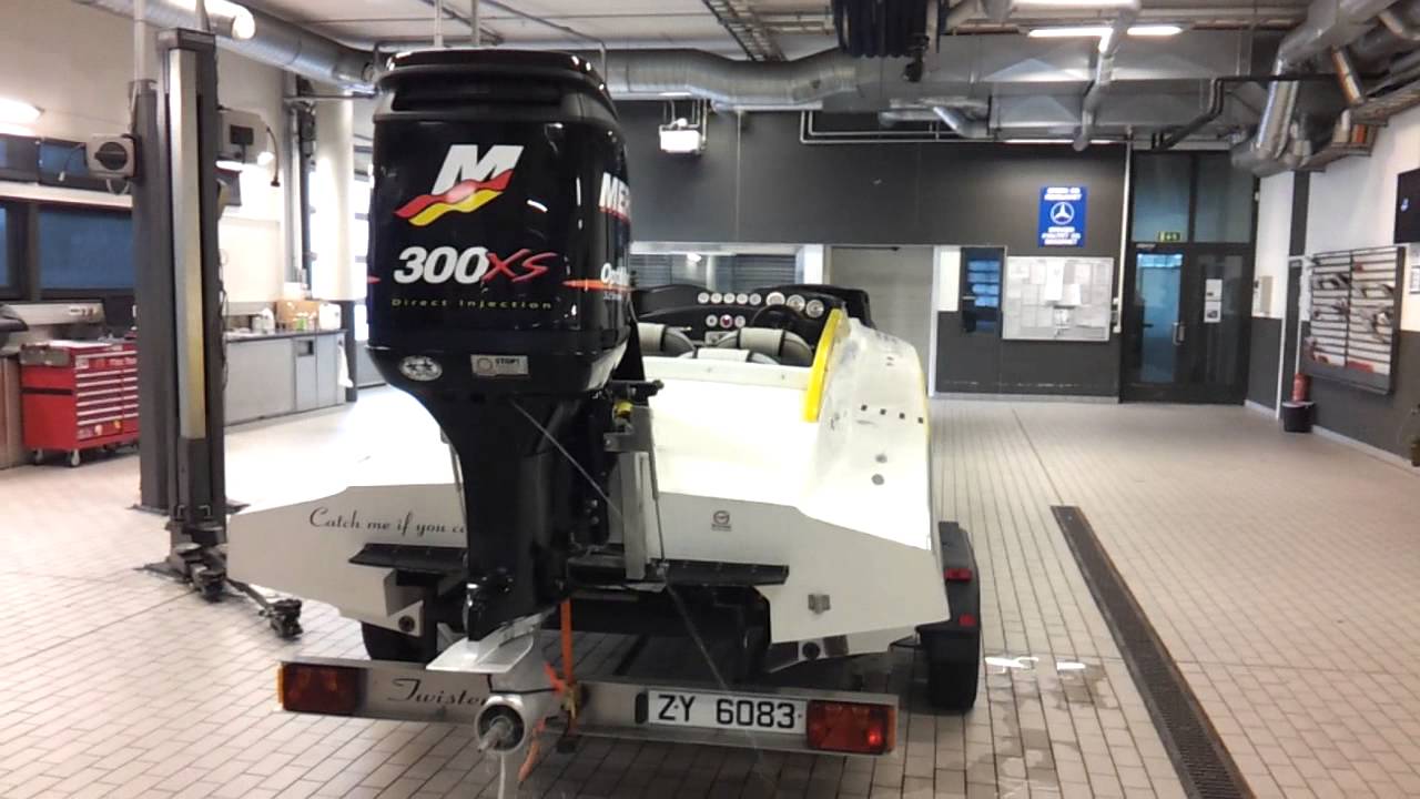 MERCURY RACING OPTIMAX 300XS/ CATAMARAN TWISTER 25. - YouTube