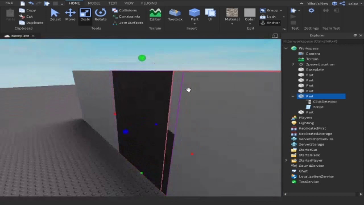 How to make explode wall system (simple) - roblox studio - YouTube