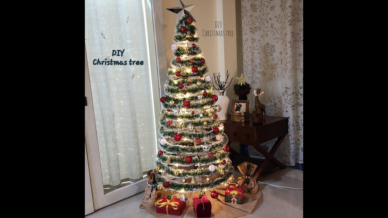 Easy DIY Christmas tree || With a hose - YouTube