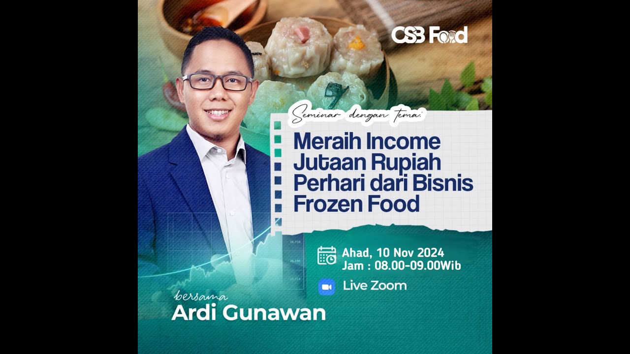 Seminar Ahad Pagi bersama Ardi Gunawan | Raih income jutaan rupiah per ...