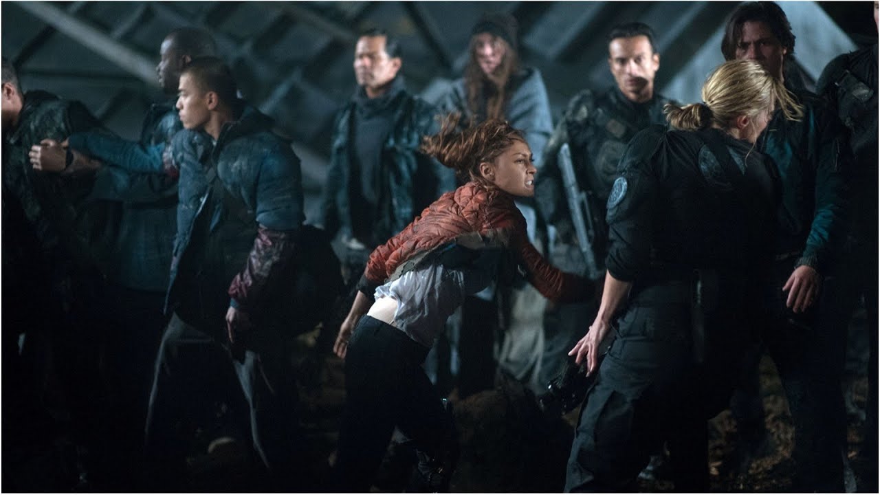The 100 2x08: Raven punches Major Byrne [1080p+Logoless] (Limited ...