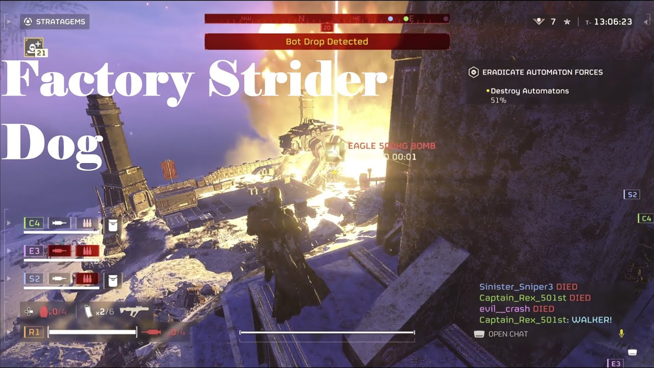 Factory Strider Dog on Eradicate - YouTube