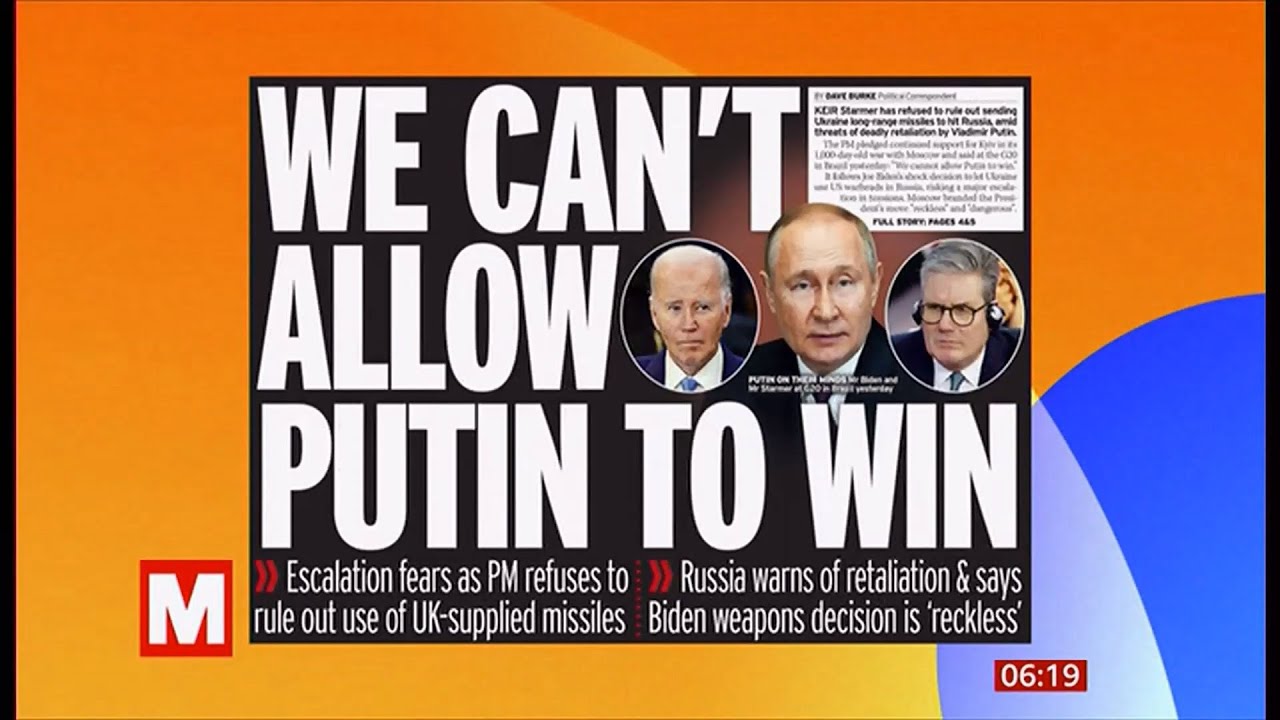 UA war - US permission sees UA launch long range missiles & Russia ...