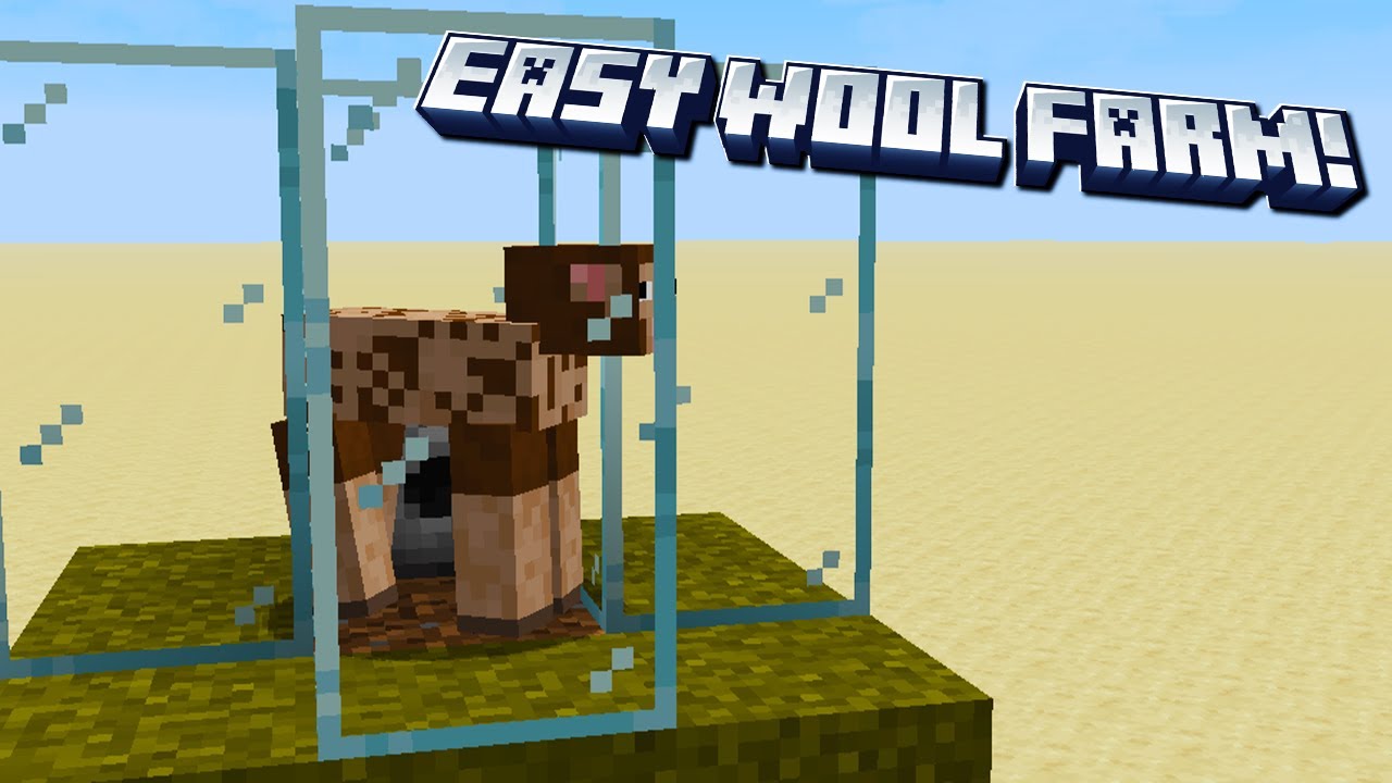 How To Make an Easy Sheep Shearing Machine in Minecraft! - YouTube