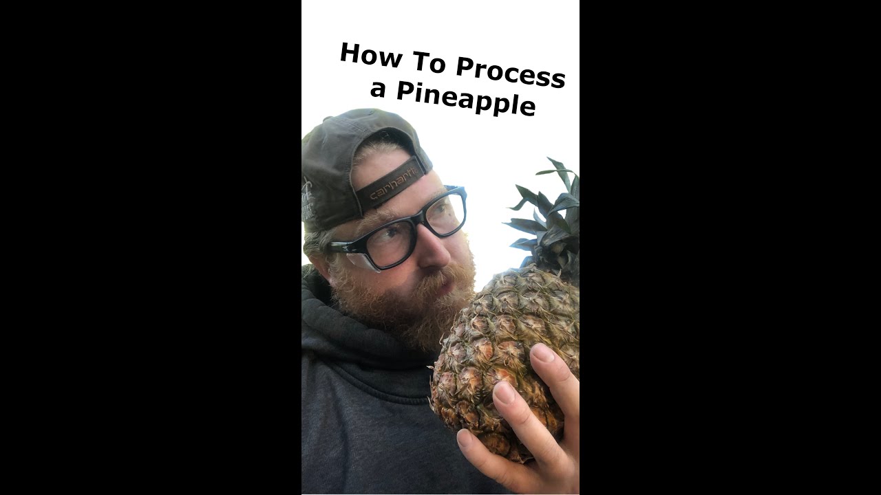 How To Process a Pineapple, an instruction guide to Cutting a Pineapple ...