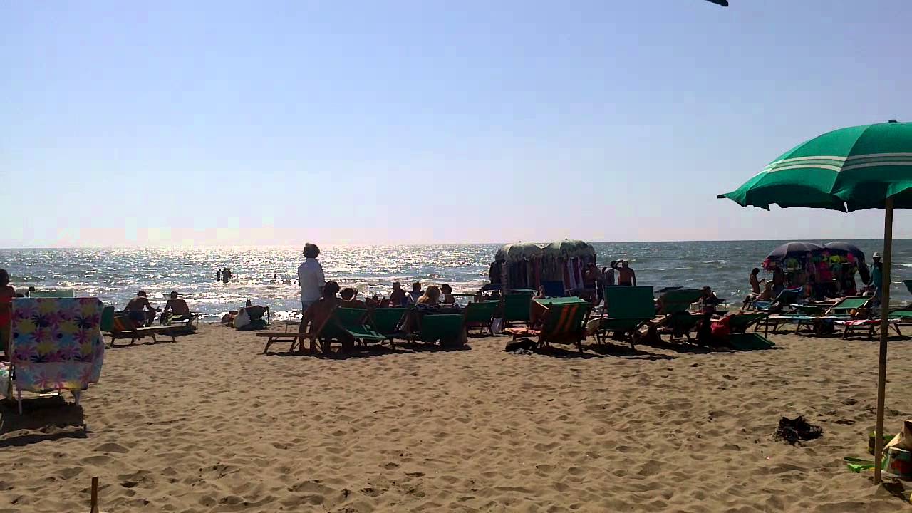 A Beach near Rome. Mediterranean Sea - YouTube