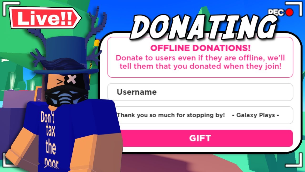 LIVE Raising and Donating Robux in Pls Donate Road to 150k Raised - YouTube