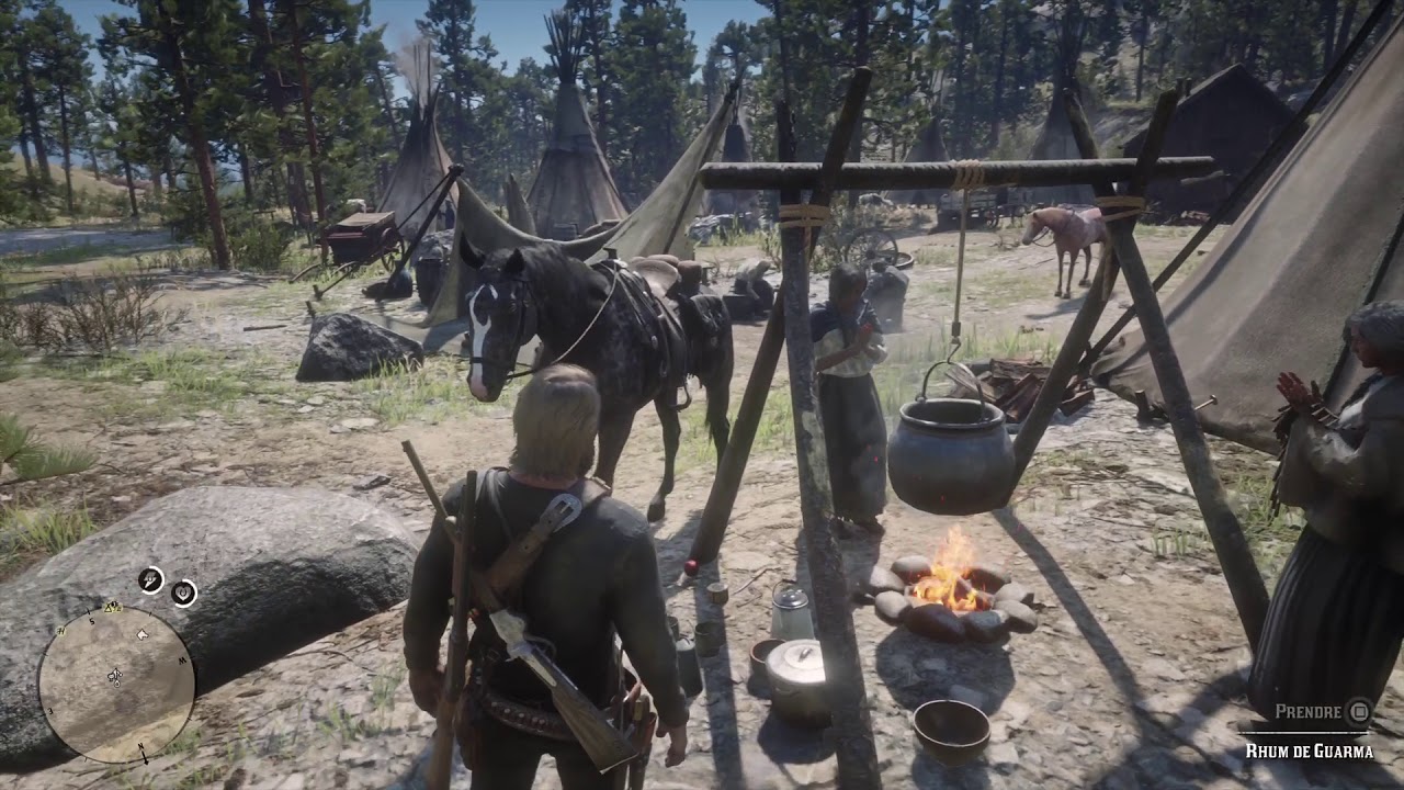 Red Dead Redemption 2 Indiens de Wapiti !...Avec commentaire. - YouTube