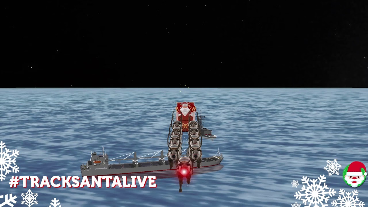 Tracking Santa 2019 - Arctic, Santa Spots Some Ships - YouTube
