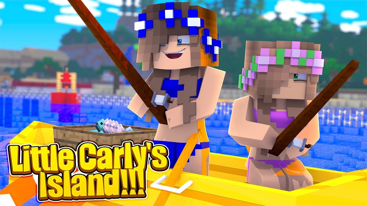 LITTLE CARLY'S ISLAND #2: BUILDING A GIGANTIC SWIMMING POOL | Little ...