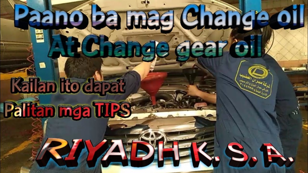 FOR TOYOTA FORTUNER Paano ba mag Change oil at mag palit ng Gear oil ...