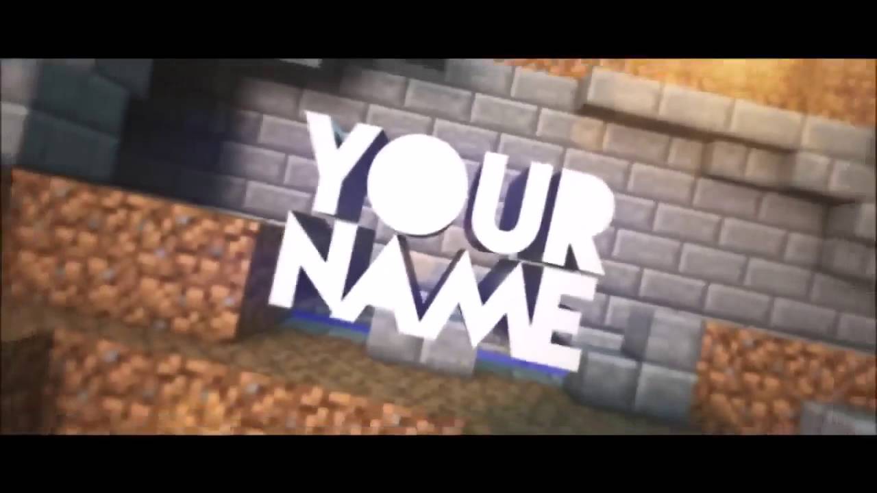 New! Free Minecraft Intro Template C4D, AE - YouTube
