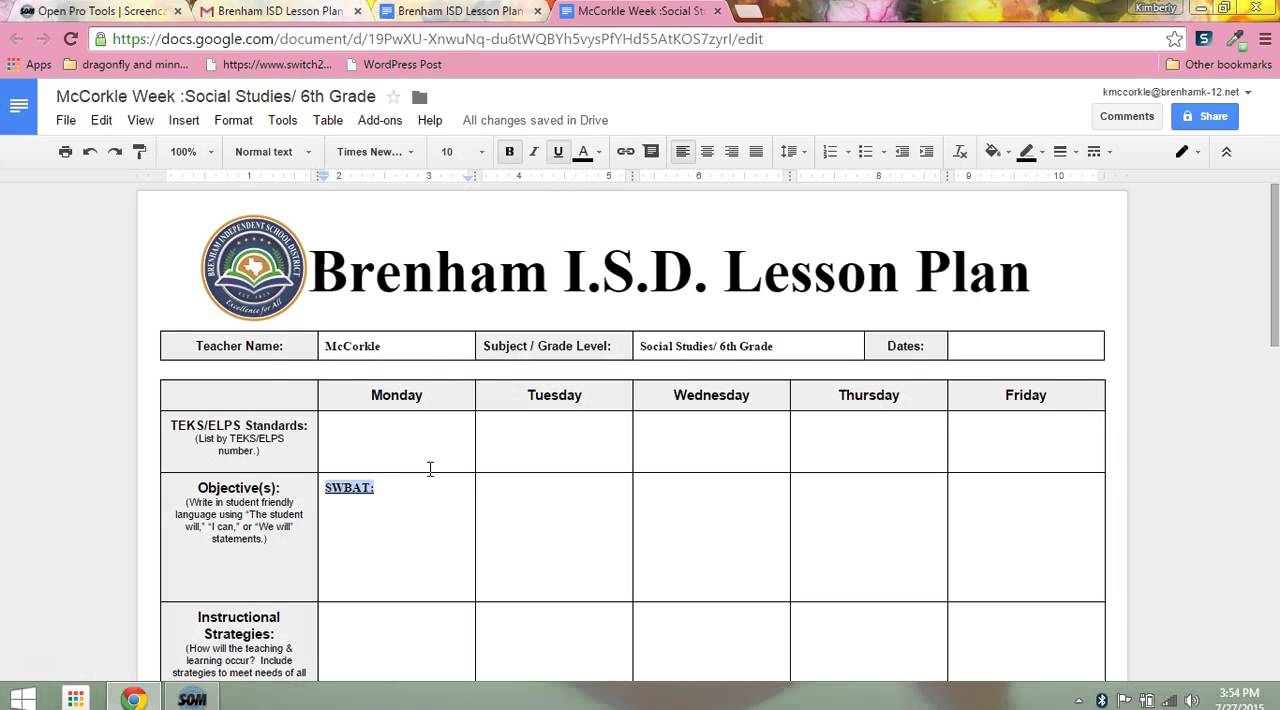 Using the Template - YouTube