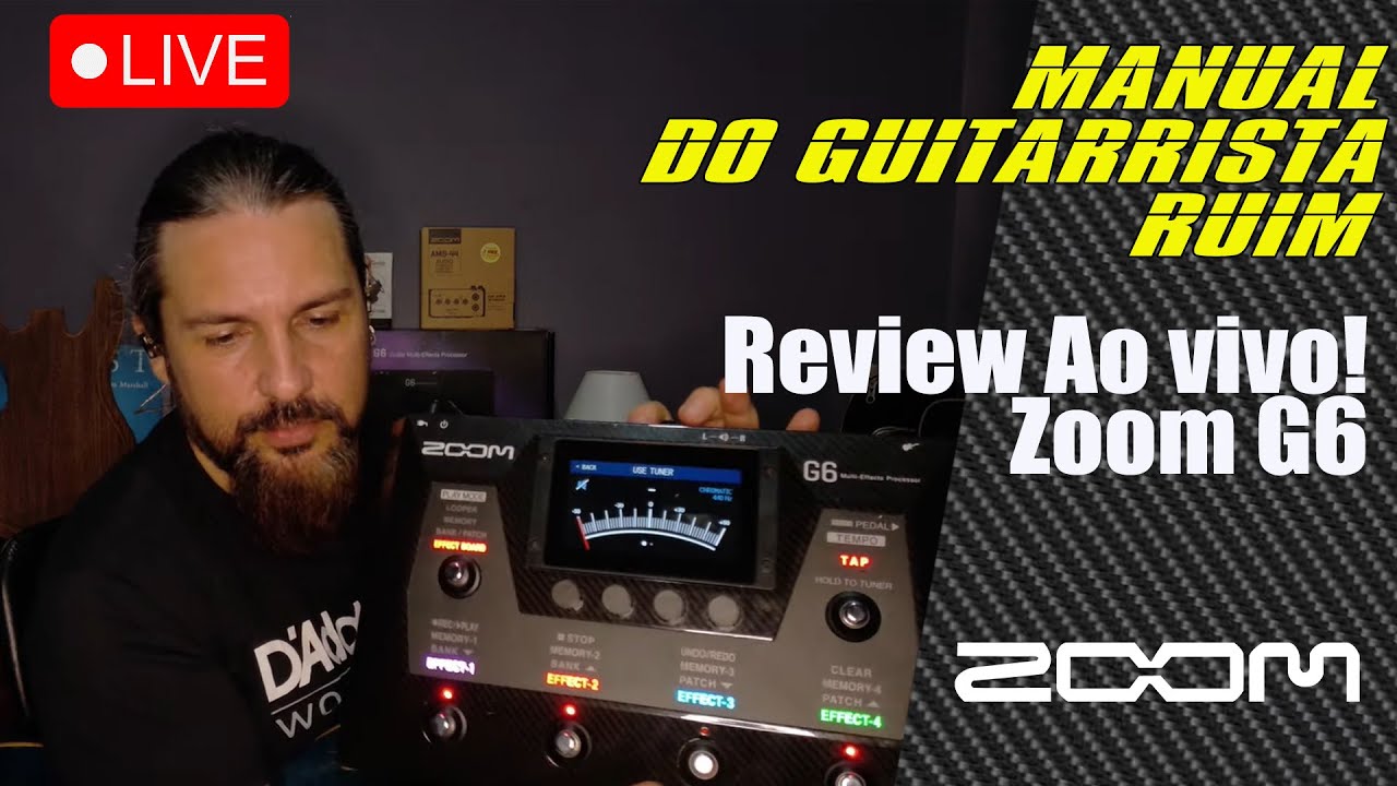 Review ao Vivo ZOOM G6 EP1 - YouTube