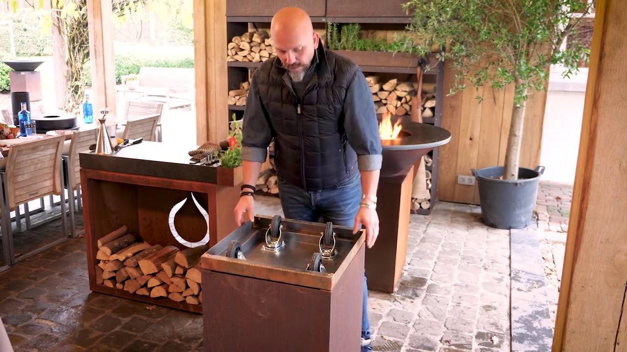OBQ Grill | BBQ Hoorn - OFYR Dolly installeren - YouTube