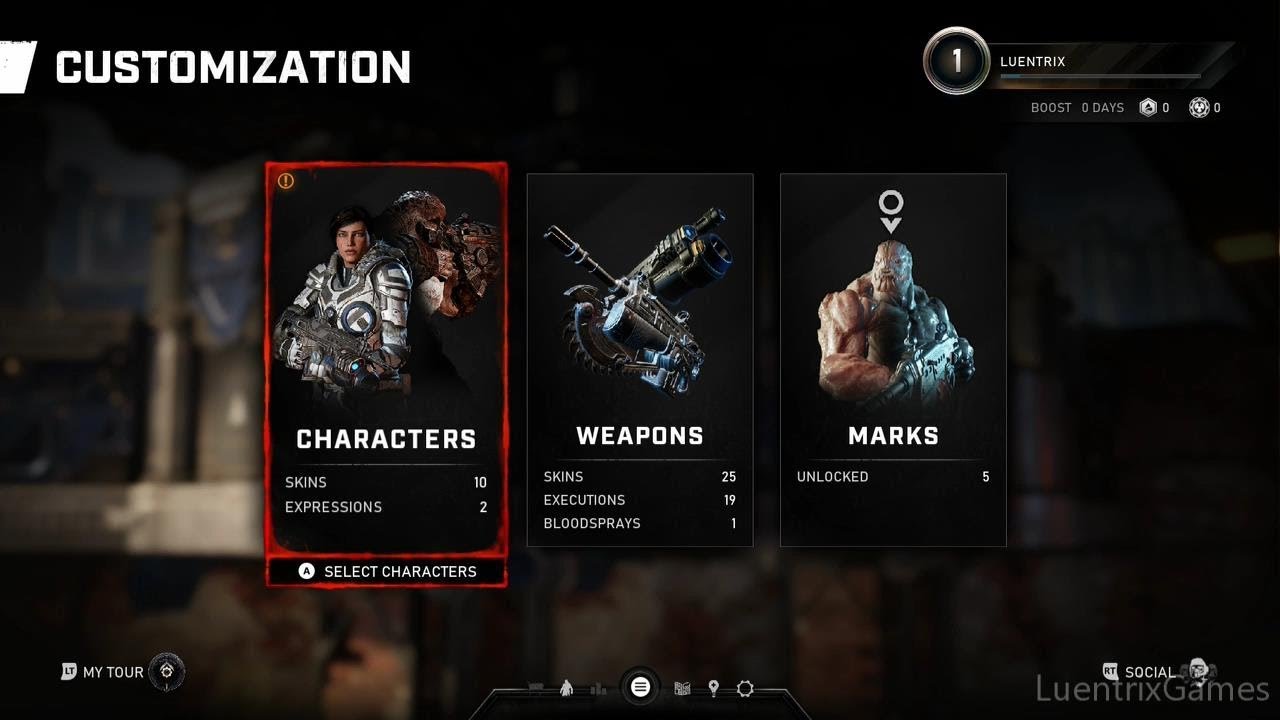 Gears 5 - Tech Test | Customization - YouTube