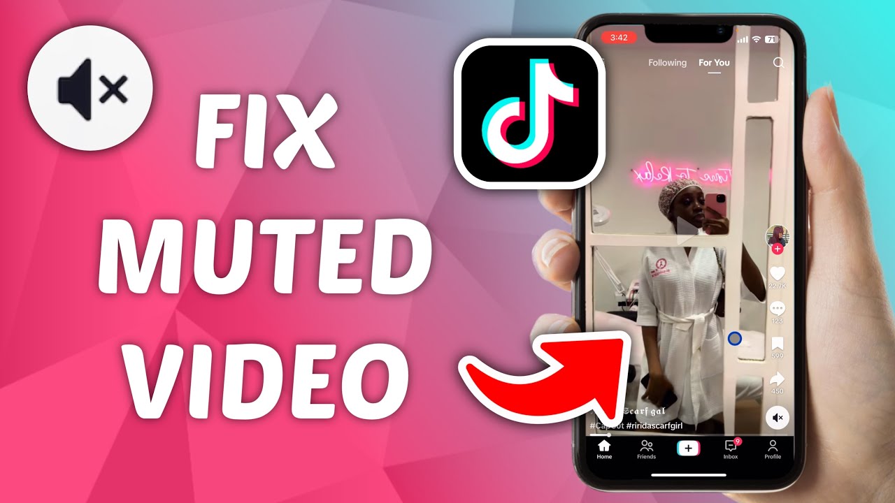 How to Fix A Muted Video on TikTok - YouTube