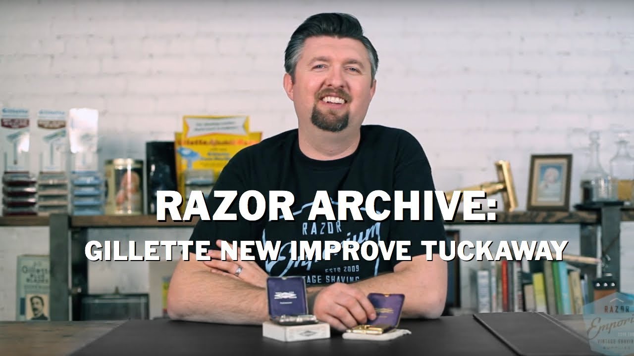 Razor Archive Series: Gillette New Improved Tuckaway Double Edge Safety ...