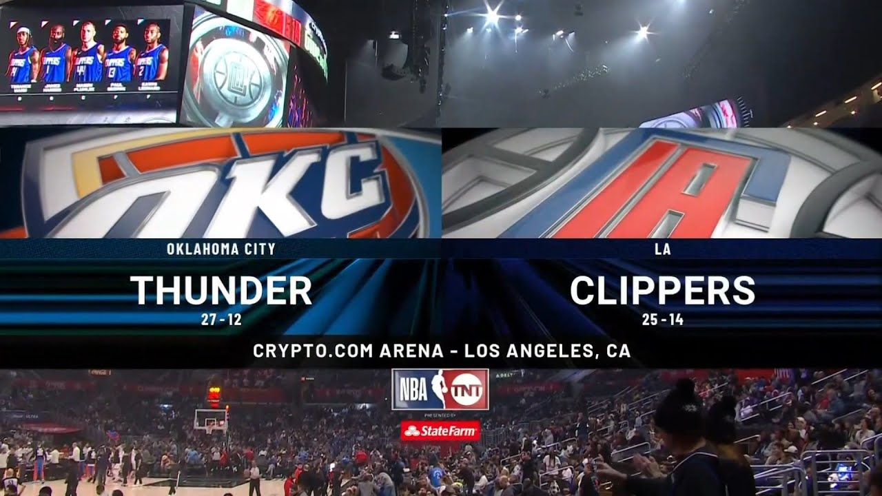 NBA on TNT Tuesday intro | OKC@LAC | 1/16/2024 - YouTube