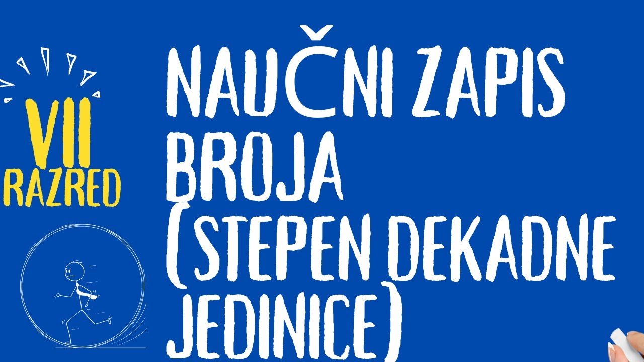 Naučni zapis broja (stepen dekadne jedinice) - YouTube