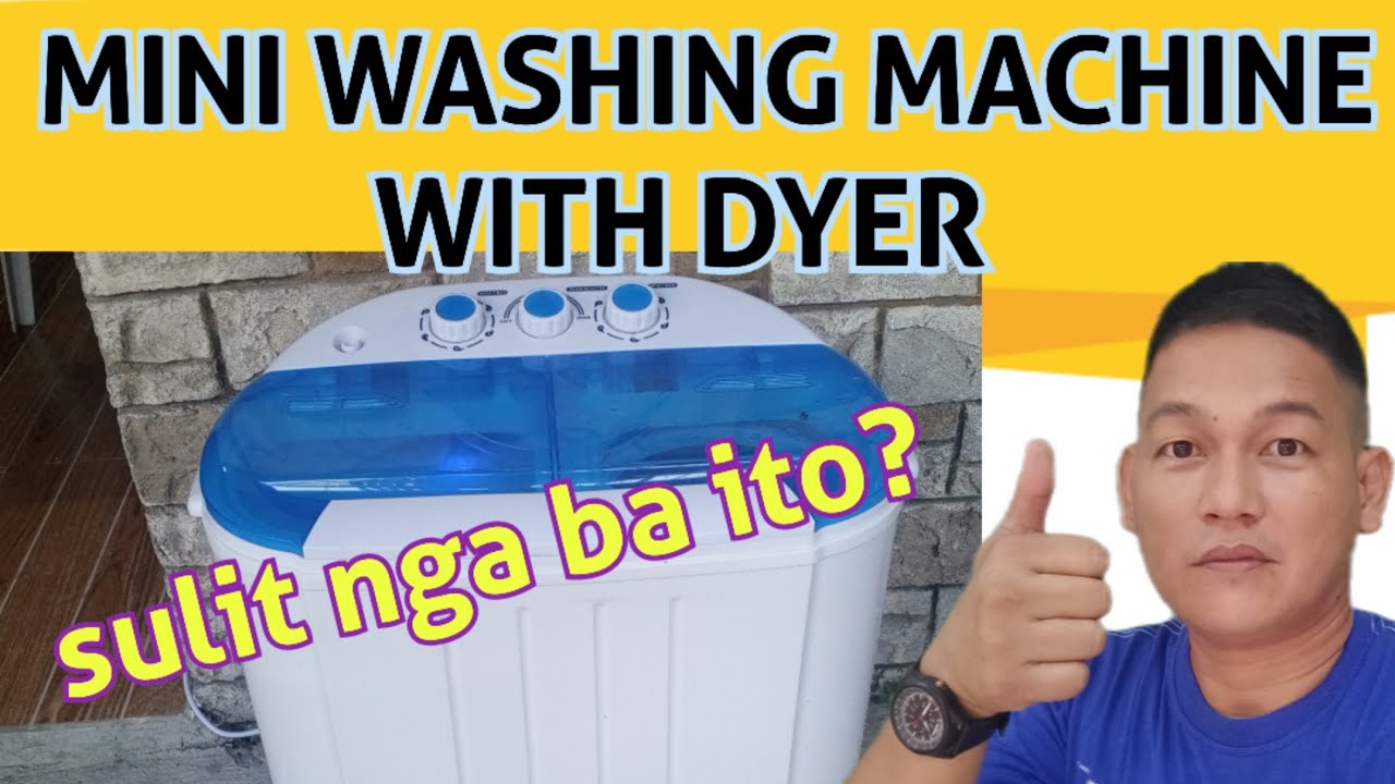 MINI TWIN TUB WASHING MACHINE SHANBEN PORTABLE WASHING MACHINE - YouTube