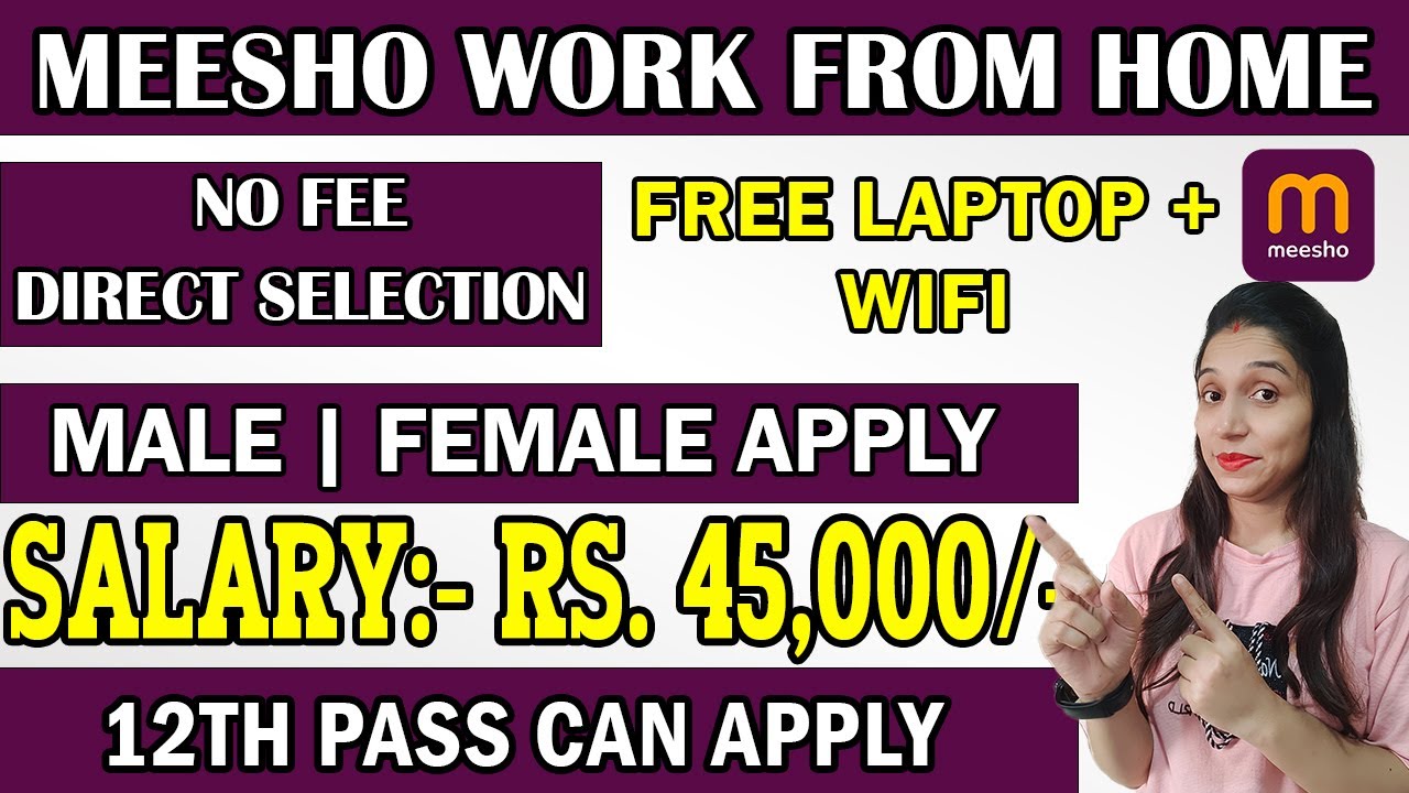 Meesho Recruitment 2024 | Meesho Vacancy 2024 | Work From Home Jobs ...