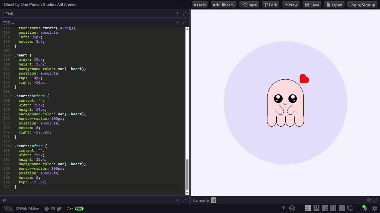Asmr Programming Ghost In Html And Css No Talking Youtube