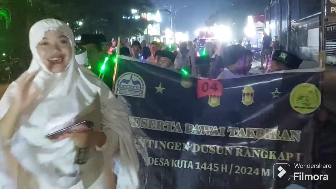 TAKBIRAN 1445 H. DESA KUTA VERSI MUSIK TRADISIONAL SASAK ( KONTINGEN DUSUN RANGKAP I ) - YouTube