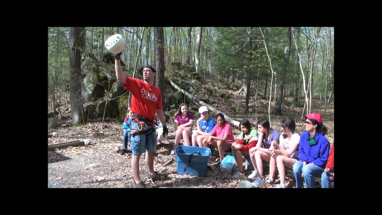 Girl Scout Zip Line Fun - YouTube