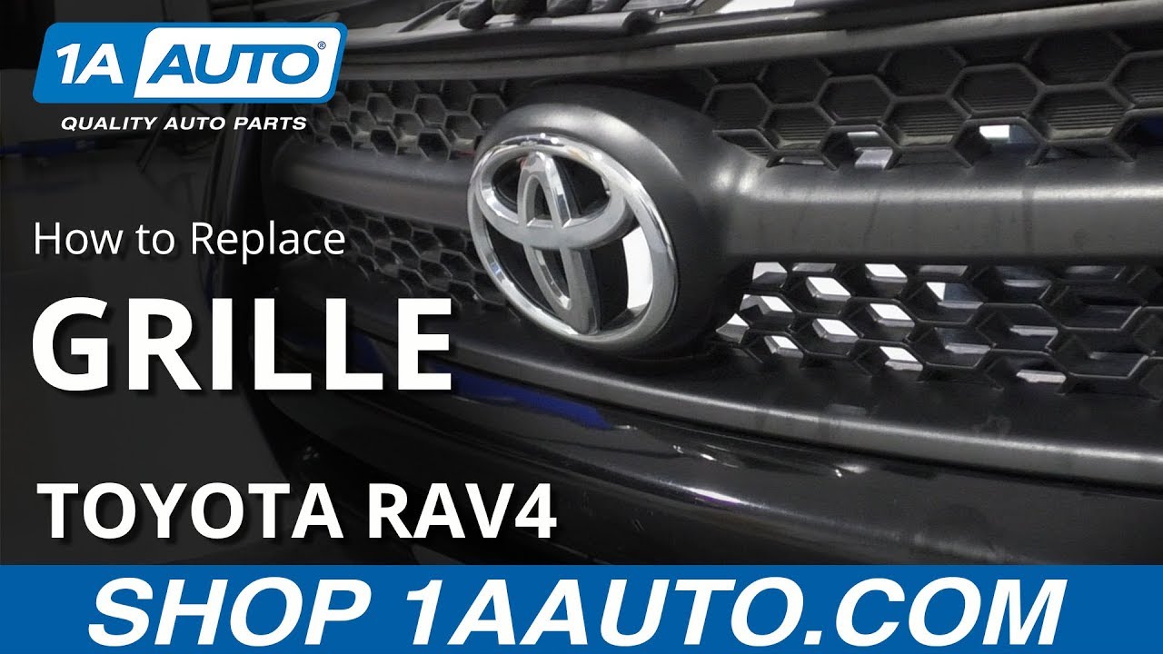 How to Replace Grille 05-16 Toyota RAV4 - YouTube