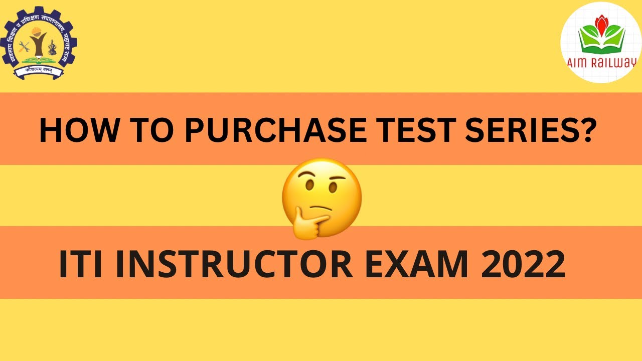 HOW TO PURCHASE ITI INSTRUCTOR TEST SERIES FROM AIMRAILWAY ANDROID APP ...
