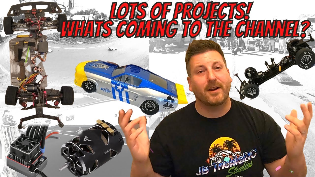 What are we working on? Multiple RC projects, races and tutorials ...