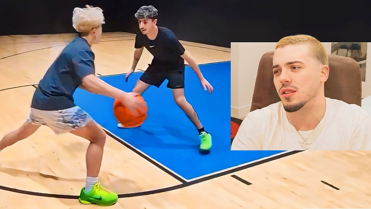 FaZe Adapt Reacts FaZe Rug VS JasonTheWeen Basketball 1V1.. - YouTube